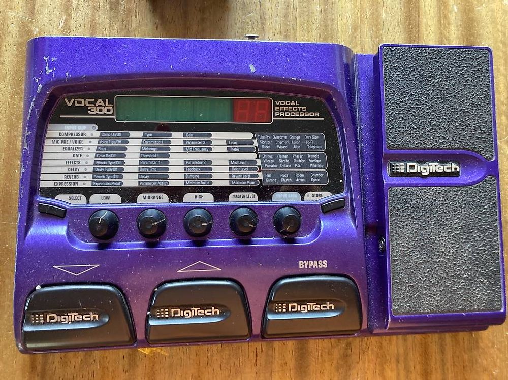 PREISREDUKTION Digitech Vocal 300 pedal Effects Processor (Gebraucht ...
