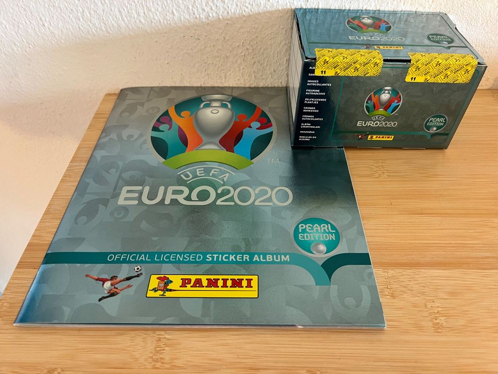 Panini 2020 Euro EM Pearl Edition Set mit Box und Album OVP (Neu ...