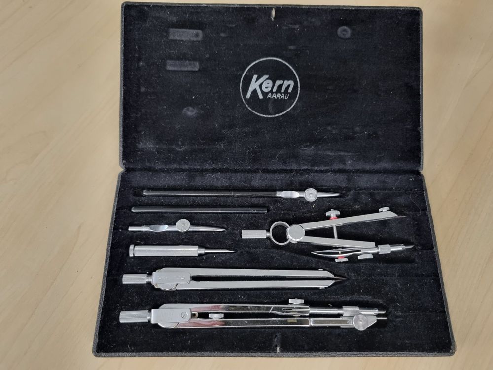 Kern Reisswerkzeug Zirkel Set Alt | Kaufen auf Ricardo