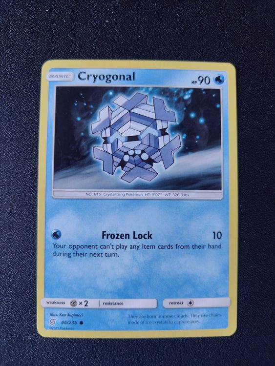 Cryogonal 46/236 Pokémon SM Unified Minds 2019 (EN) ab 1.- (Gebraucht ...
