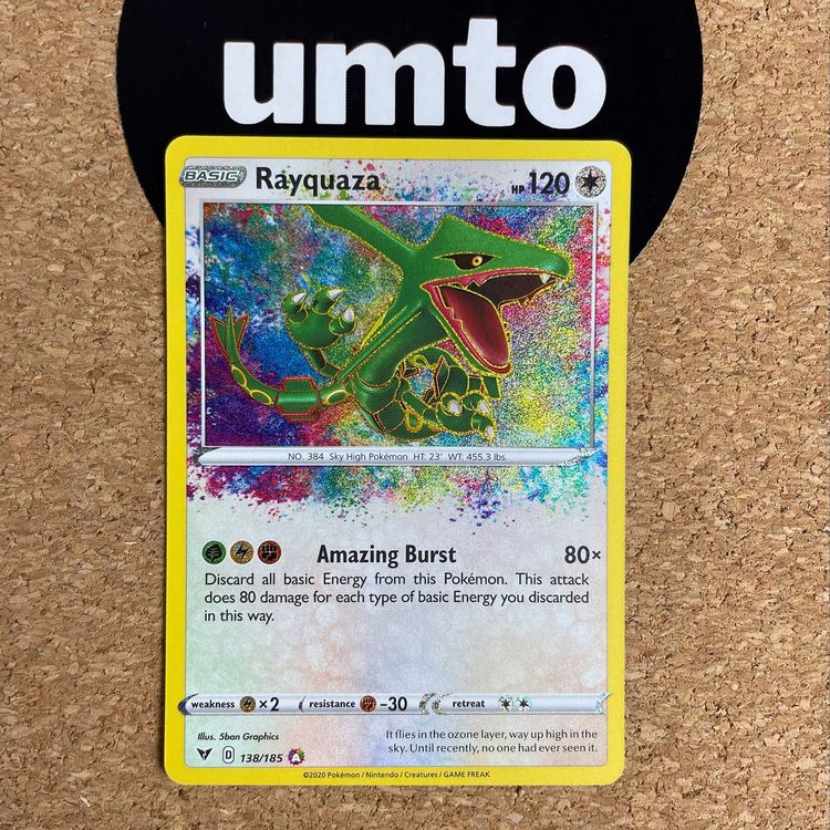 Pokémon Karte Rayquaza Amazing Rare EN | Kaufen auf Ricardo