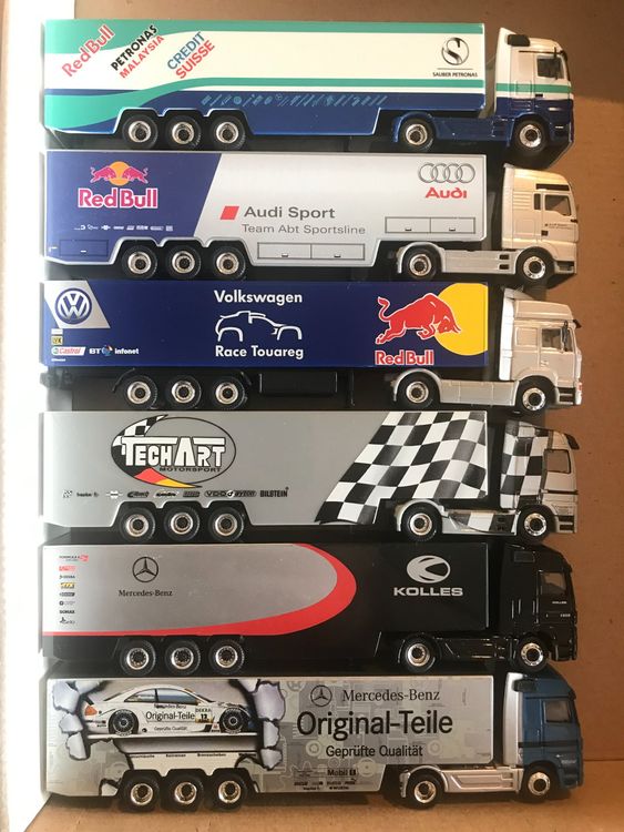 6x Sammlung Sattelschlepper LKW Racing u. a. Sauber Petronas (Gebraucht) in Luzern für CHF 60 ...