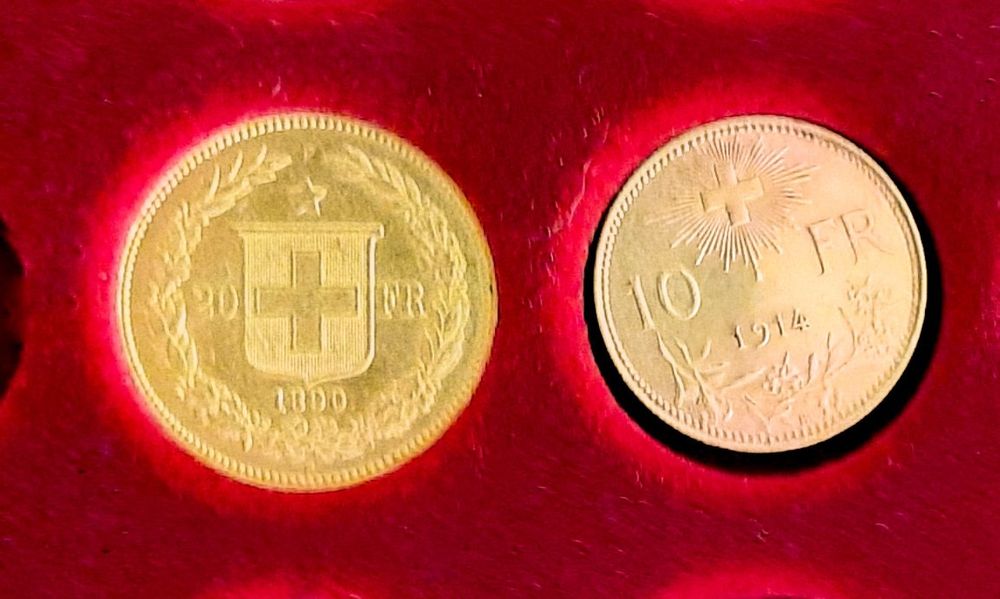 20er-Vreneli, 10er-Vreneli, Helvetica, Münze Sammlung (Gebraucht) in ...