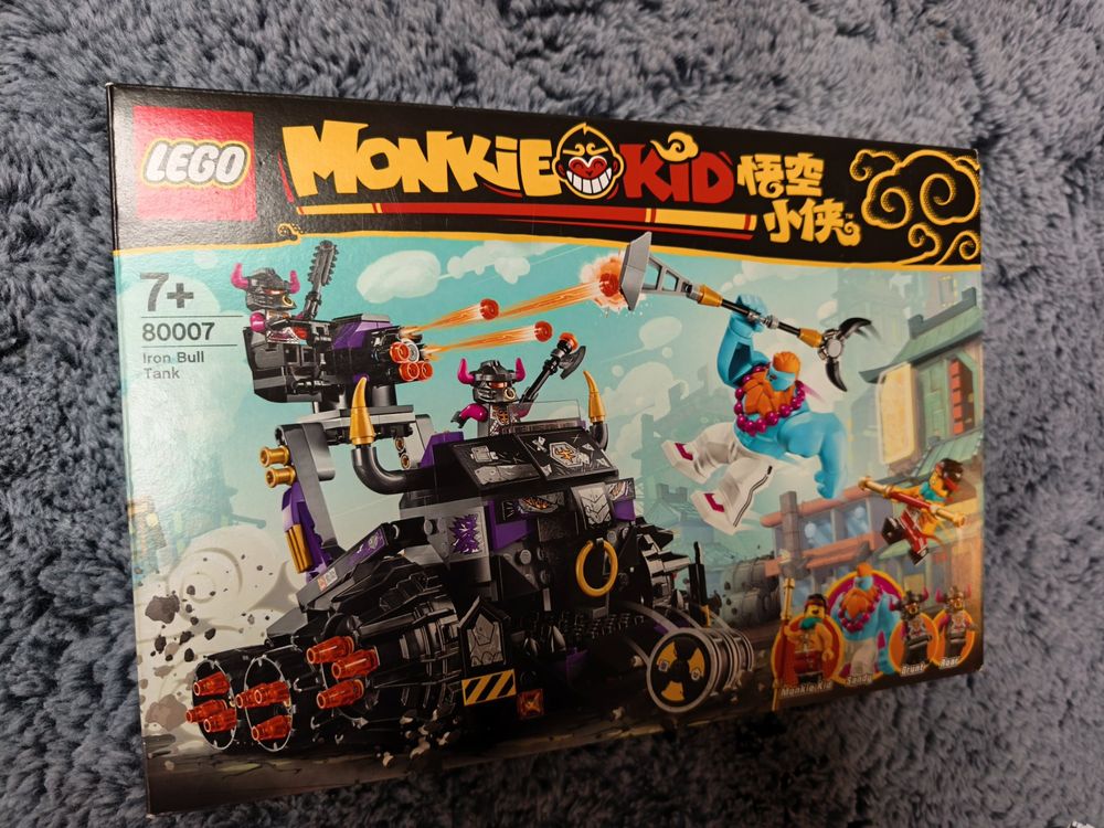 Lego Monkie Kid Iron Bull Tank 80007 Gepanzerter Eisenstier (Neu ...