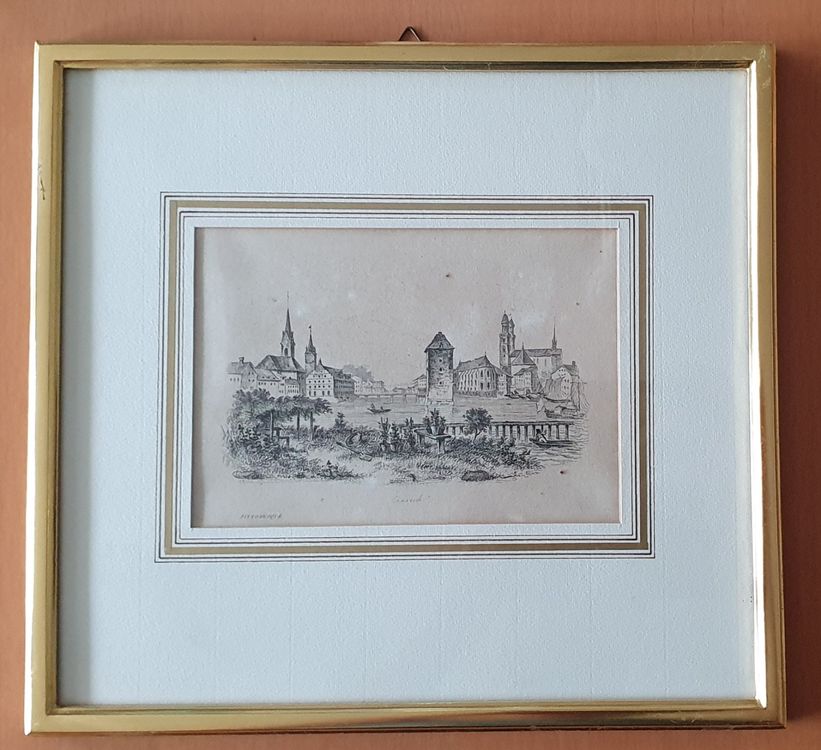 Bild - Stich von Zürich (Gebraucht) in Kreuzlingen für CHF 60 – mit Lieferung auf Ricardo kaufen