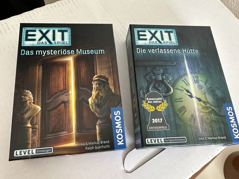 EXIT Spiele Das mysteriöse Museum + Die verlassene Hütte | Kaufen auf Ricardo