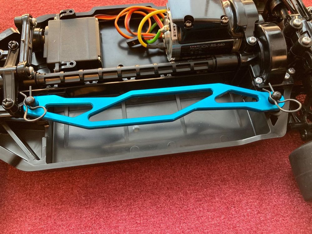 Akku / Batterie Klemmplatte zu Tamiya TT-02 Chassis ALU NEU! (Neu ...