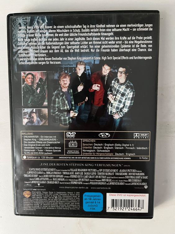 Dreamcatcher (2003) DVD 📀 (Neu (gemäss Beschreibung)) in Sierre für CHF 1.95 – mit Lieferung auf ...