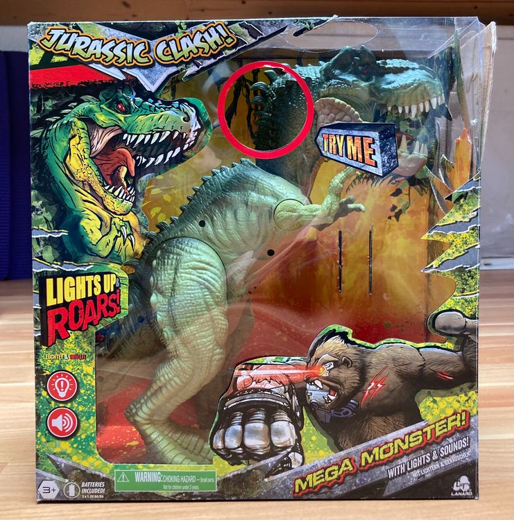 Jurassic Clash T-REX mit Sound- und Lichteffekt (Neu (gemäss ...