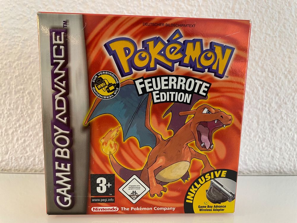 GBA Pokémon Feuerrote Edition + Wireless - Sammlerzustand! | Kaufen auf ...