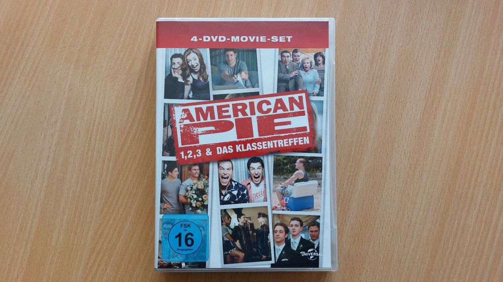 American Pie DVD-Box (mit 4 DVDs) (Gebraucht) in Basel für CHF 1 – mit ...