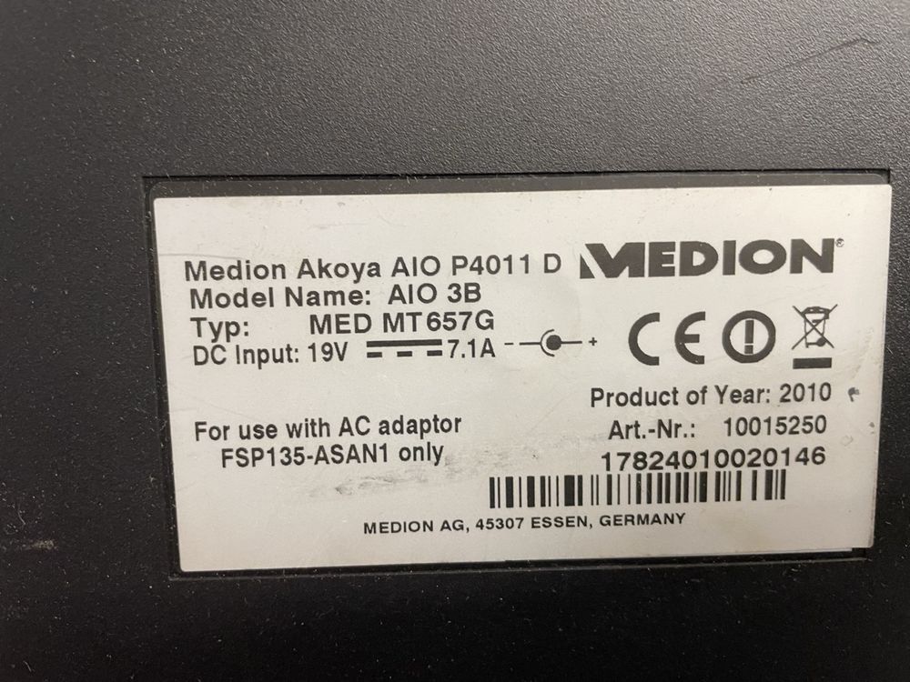 Medion Akoya AIO P4011 D | Kaufen auf Ricardo