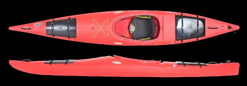 Kajak Prijon Dayliner mit Paddel und Kajakwagen, NEUWERTIG! (Neu ...