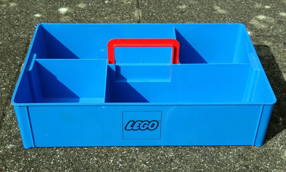 LEGO® Storage Bin / Sortierkasten mit LEGO® Logo (blau) (Gebraucht) in ...
