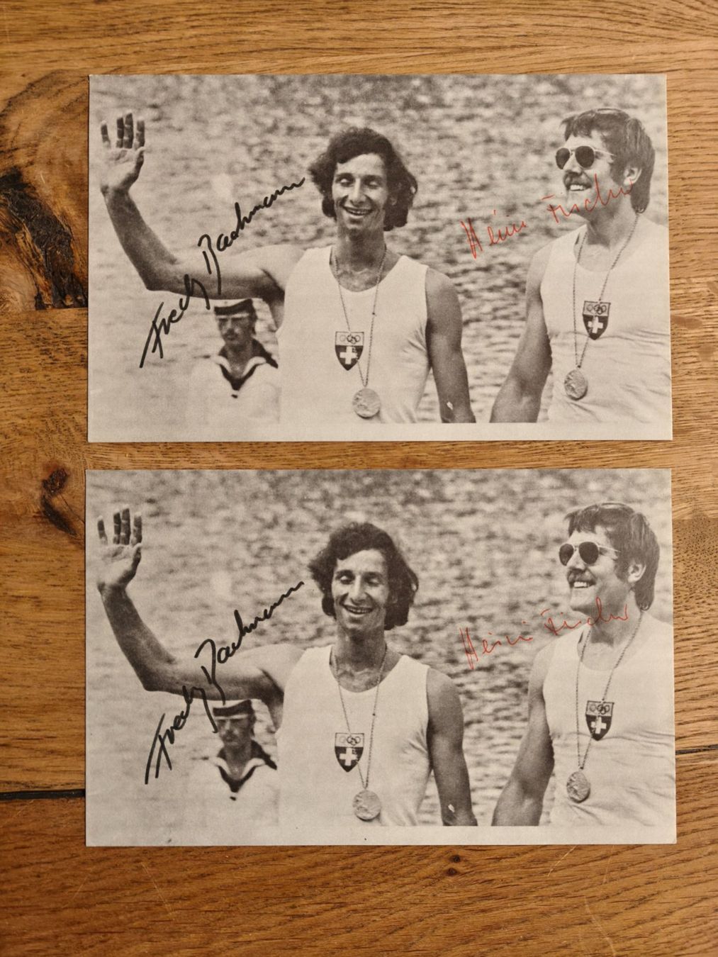 Olympia 1972 München – Autogramme H. Fischer & A. Bachmann (Gebraucht ...