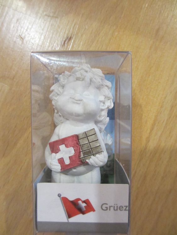 Süsser Igor Engel mit Schweizer Schokolade & Flagge Figur (Neu (gemäss ...