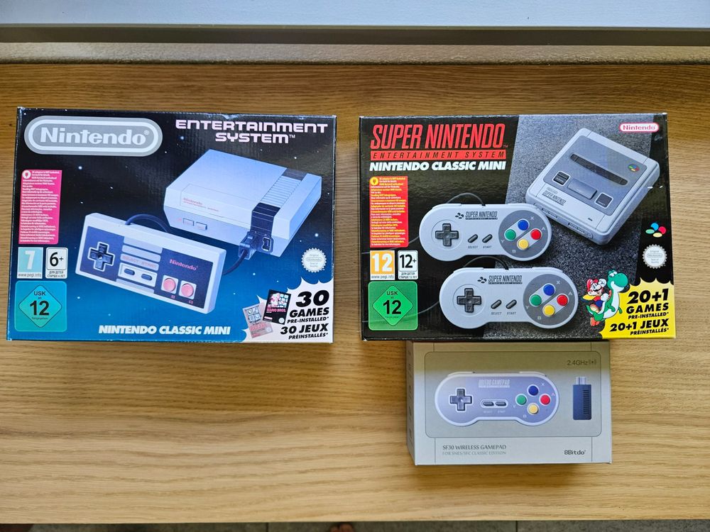 Nintendo & Super Nintendo Mini (Neu (gemäss Beschreibung)) in Villars ...