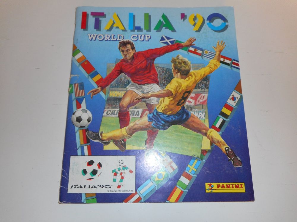 Panini Wm Album Italia 90 1990 Komplett Mit Maradona Gebraucht In