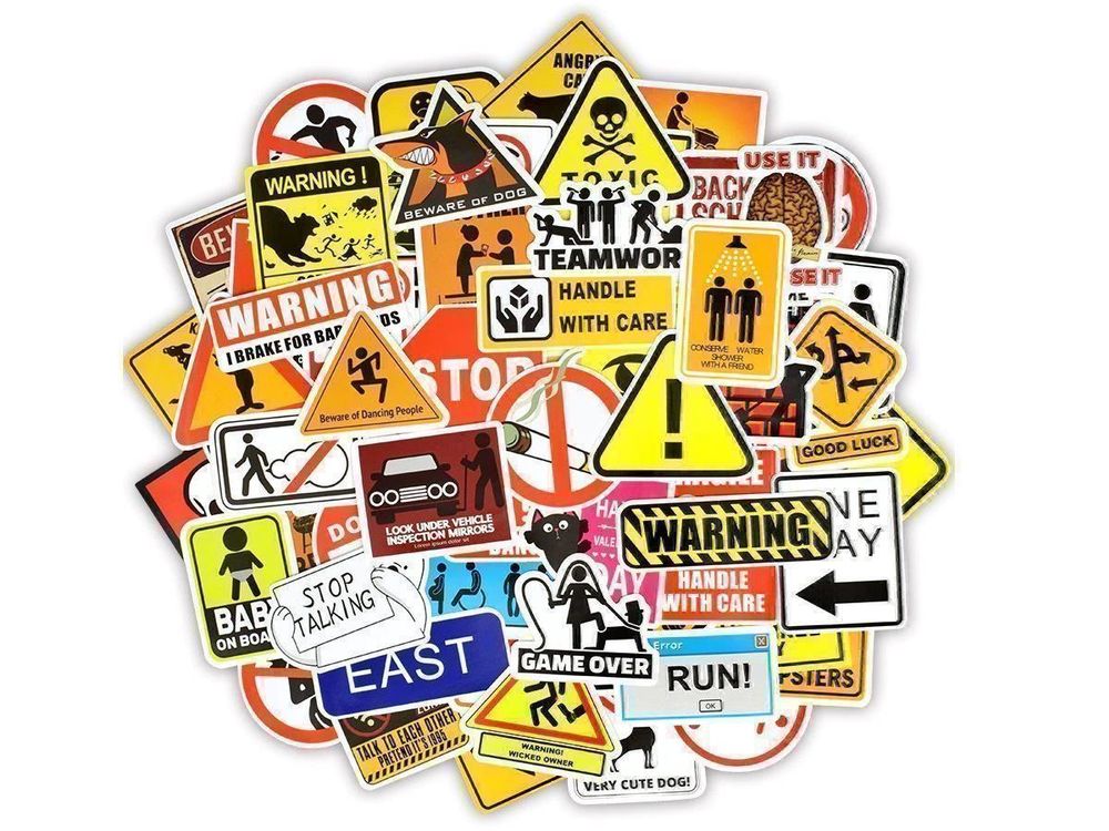 100 WARN STICKER - AUFKLEBER -WASSERFEST (Neu und originalverpackt) in ...