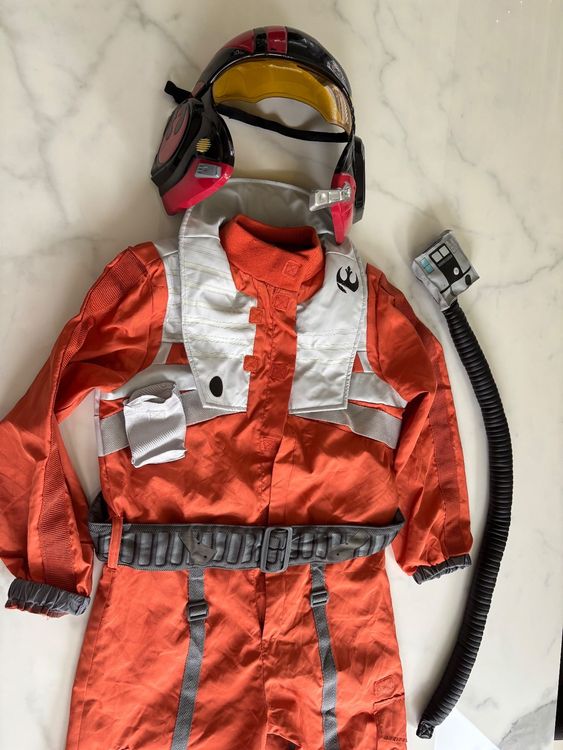 Star Wars Pilot Kostüm Kinder Gr. 130 (Gebraucht) in Lausen für CHF 9. ...