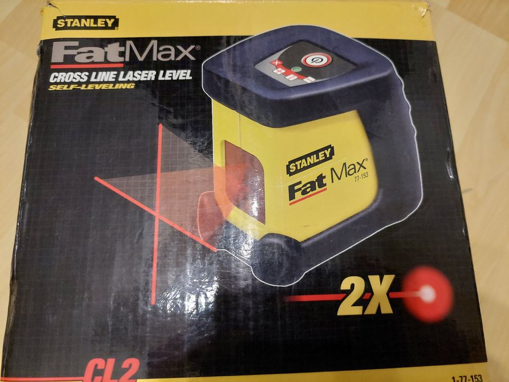 Stanley FatMax 77-153 CL2 Self-Leveling Cross Line Laser (Neu und ...