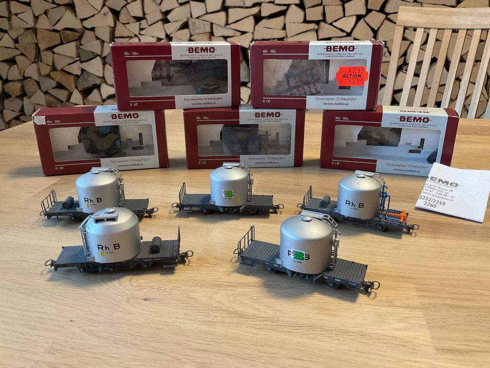 Wagons marchandises Bemo HOm RhB | Kaufen auf Ricardo