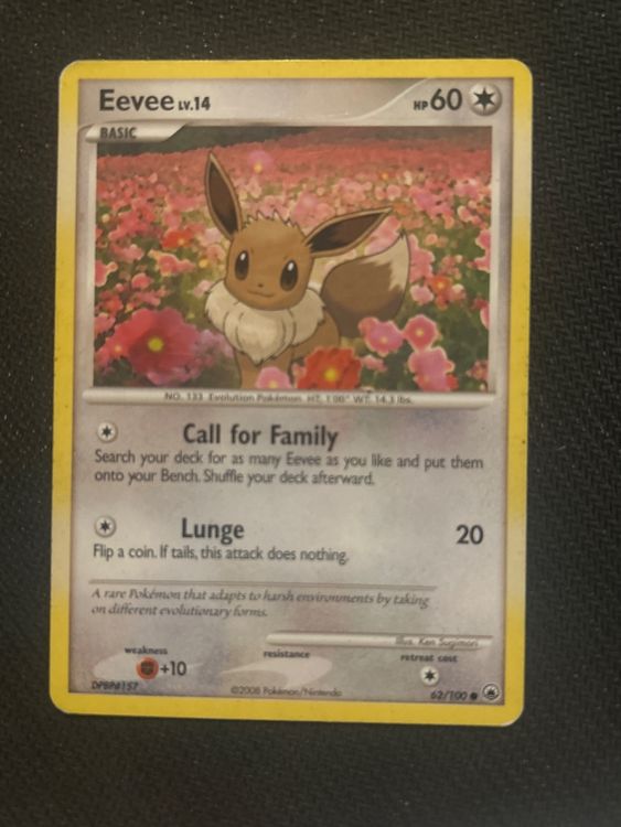 Card pokemon old 2008 Majestic Dawn, Eevee 62/100 (Gebraucht) in Lumino ...