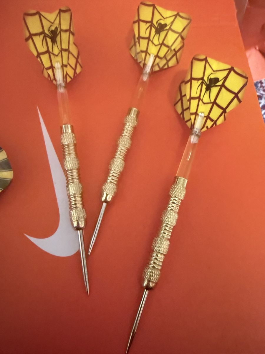 Dart Pfeile Set mit Spinnenmotiv, plus Extra Flights 🎯 (Gebraucht) in ...