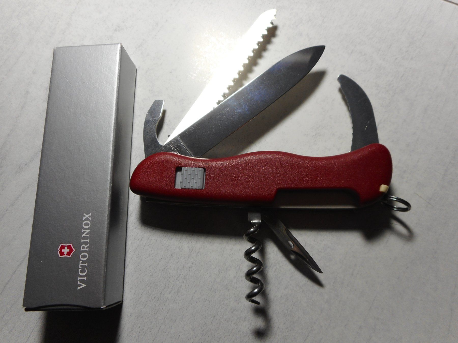 Victorinox Hunter SL rot mit geprägtem Wappen / Rar (Neu und ...