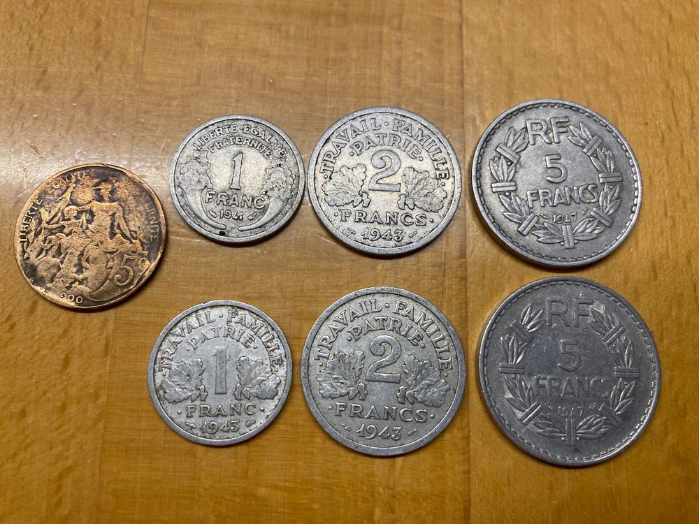 Alte französische Münzen 1900 bis 1947 | Kaufen auf Ricardo