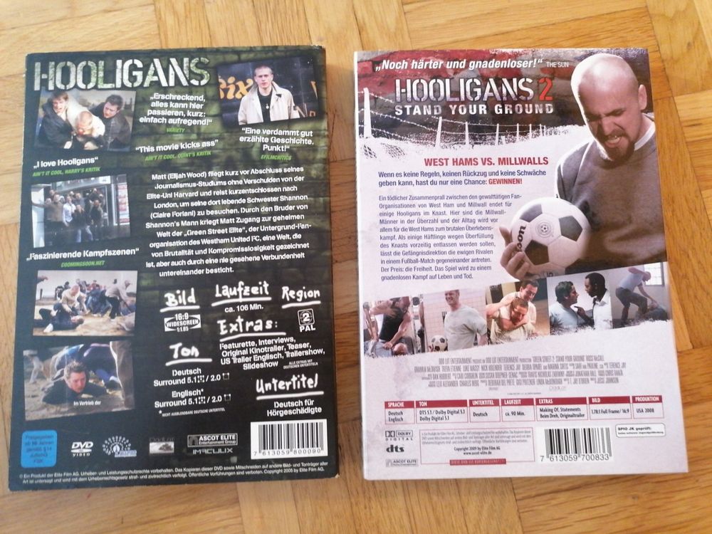 Hooligans&Hooligans 2 DVDs (Gebraucht) in Horgen für CHF 2 – mit ...