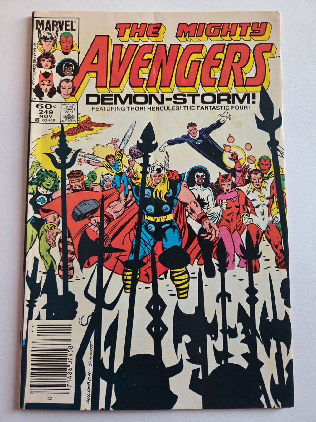 AVENGERS #249 (Marvel, 1984) Fantastic Four appearance! (Gebraucht) in ...