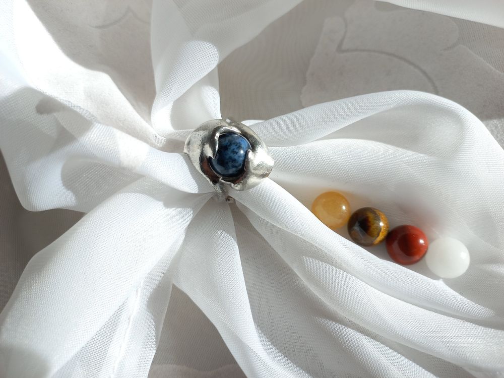 Bague en argent à billes style Gilbert Albert (Gebraucht) in Ovronnaz ...