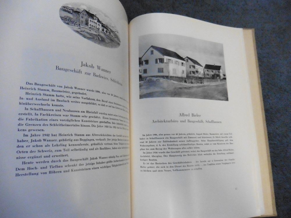 Schaffhausen,1947,Fotos,Gewerbe,Schleitheim,Neuhausen,Reklam (Gebraucht) in Lausen für CHF 9 ...