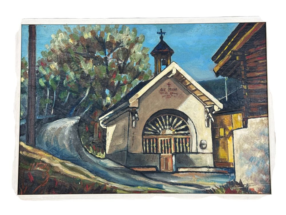 Huile sur toile sans signature (Gebraucht) in St-Maurice für CHF 10 – mit Lieferung auf Ricardo ...