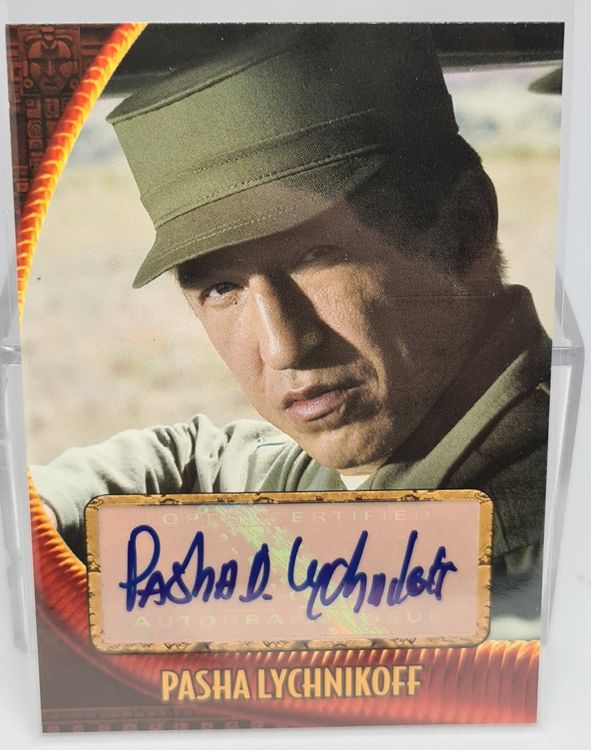 Topps Indiana Jones Crystal Skull Autograph Pasha Lychnikoff | Kaufen ...