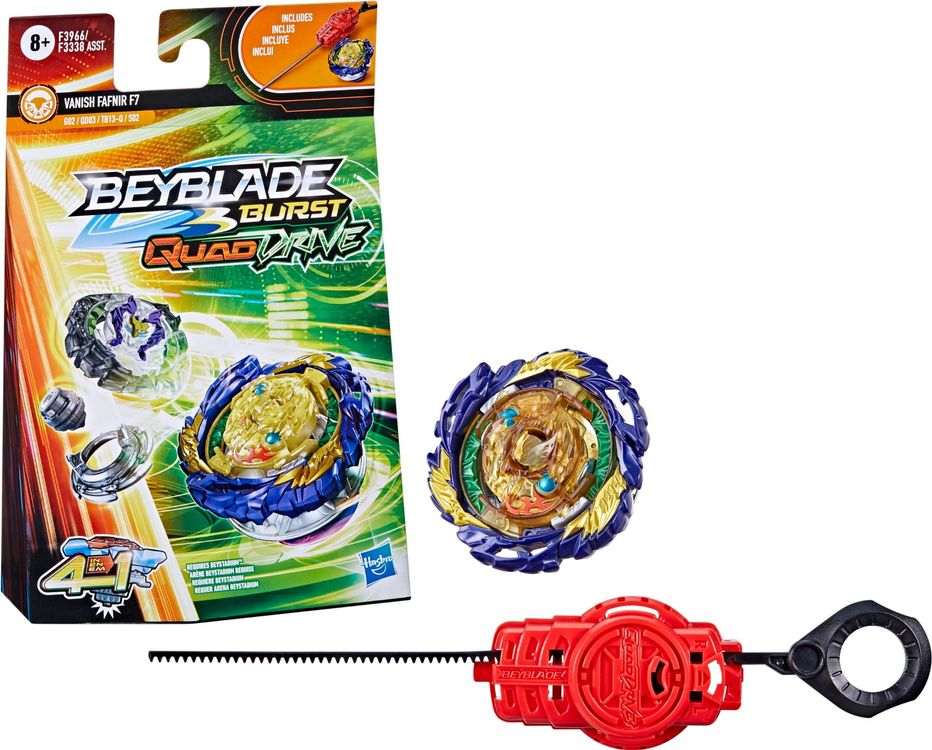 Beyblade Burst QuadDrive Vanish Fafnir F7 (Neu und originalverpackt) in ...