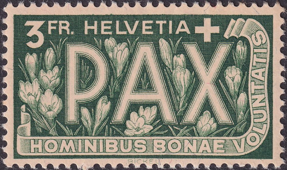 1945, Nr.272 (3Fr.-Paxmarke) ** postfrisch, Kat: 90.-+ (Gebraucht) in ...