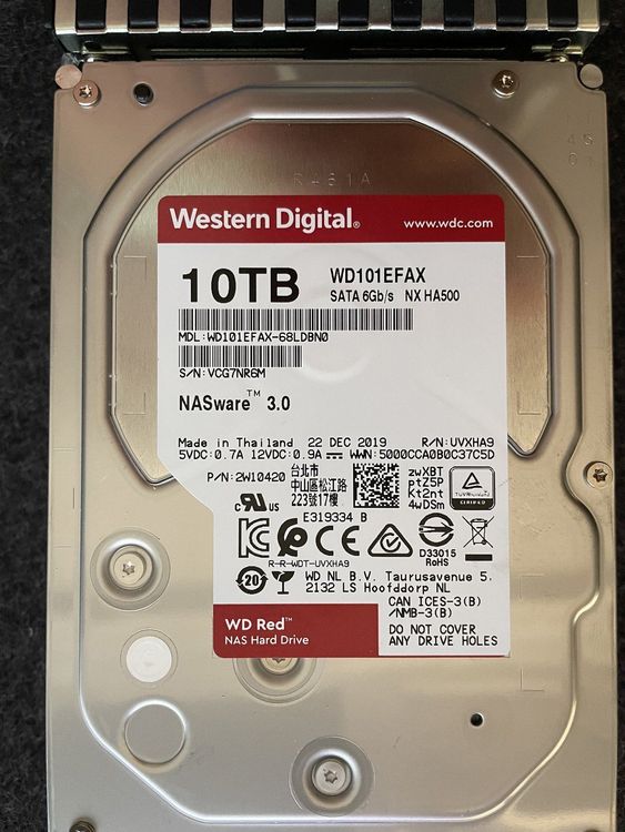 Harddisk WD red 10TB - WD101EFAX 10TB (2/8) (Gebraucht) in St. Gallen ...