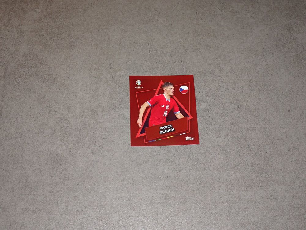 Topps SP Sticker CZE Schick ohne Unterschrift, Euro/ EM 2024 | Kaufen ...