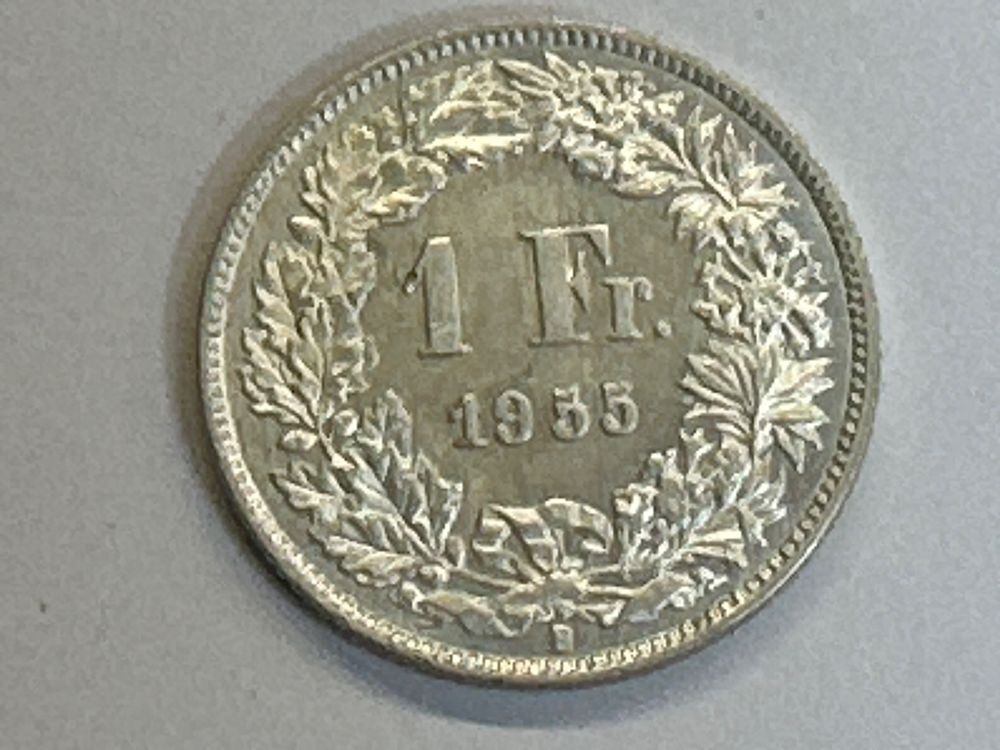 1 Fr.Silber Schweiz 1955 vz | Kaufen auf Ricardo