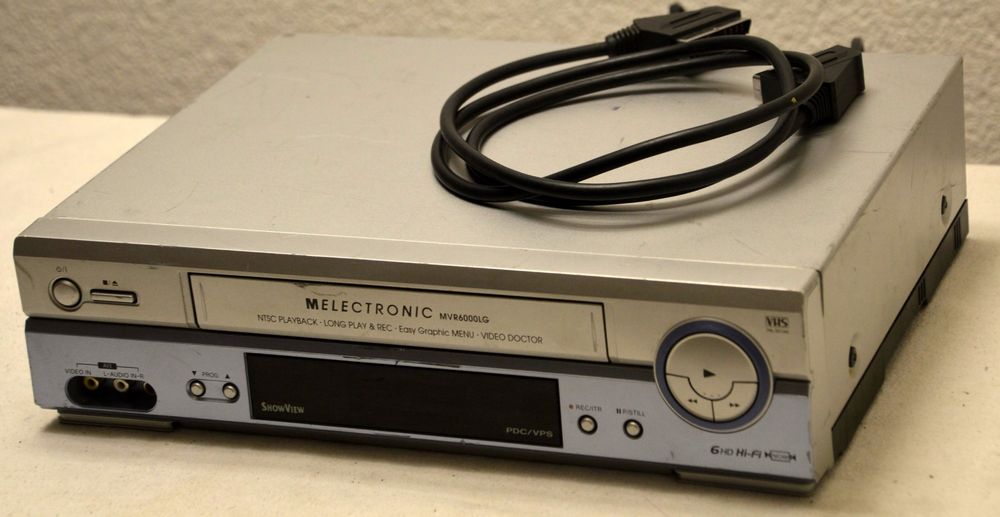 Videorecorder VHS Melectronic MVR6000LGmagnétoscope (Gebraucht) in Collonges für CHF 60 – mit ...