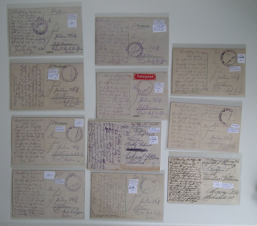 1914/18, 1 Weltkrieg Feldpost AK, Deutsche Besetzung Elsass | Kaufen auf Ricardo