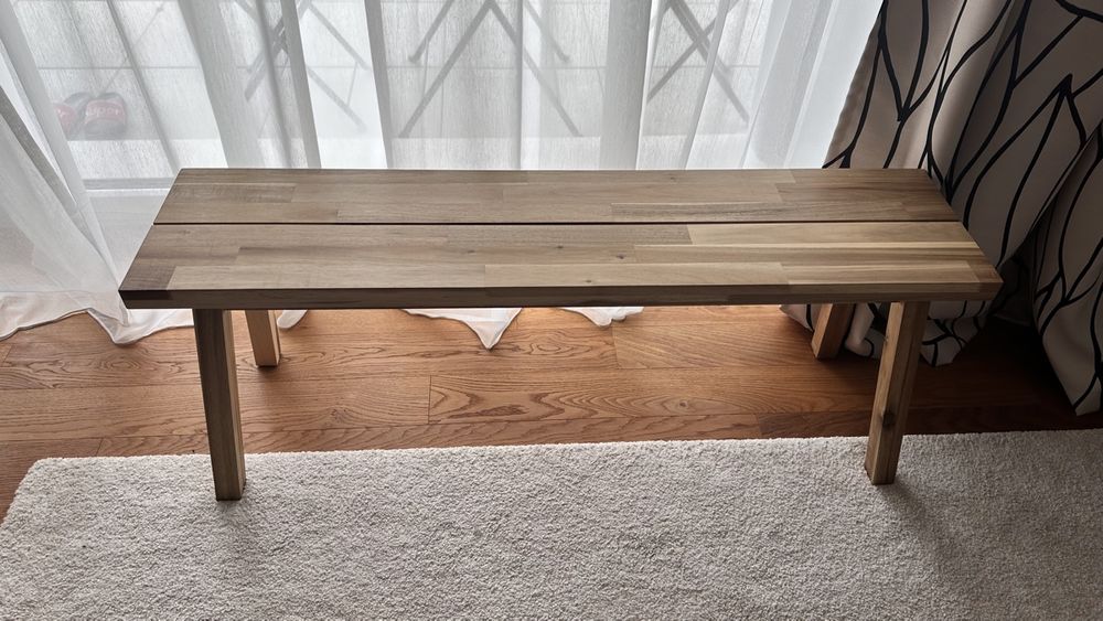 IKEA SKOGSTA Bench,120 cm, Solid Wood 🪵 (Gebraucht) in Andermatt für ...