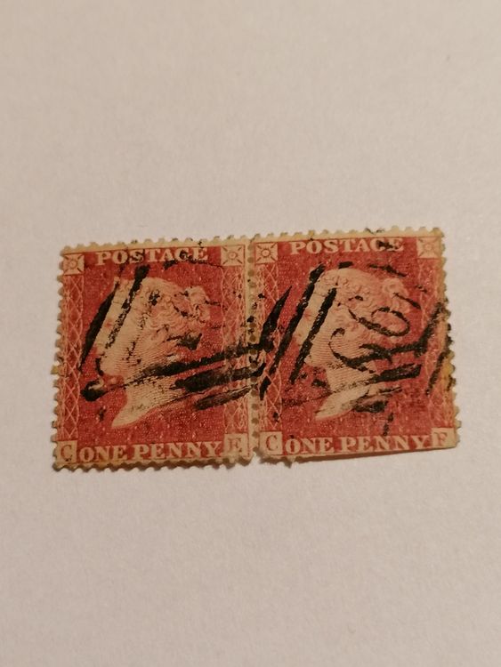 One Penny Red 1857-63, Paar (Gebraucht) in für CHF 0.5 – mit Lieferung ...