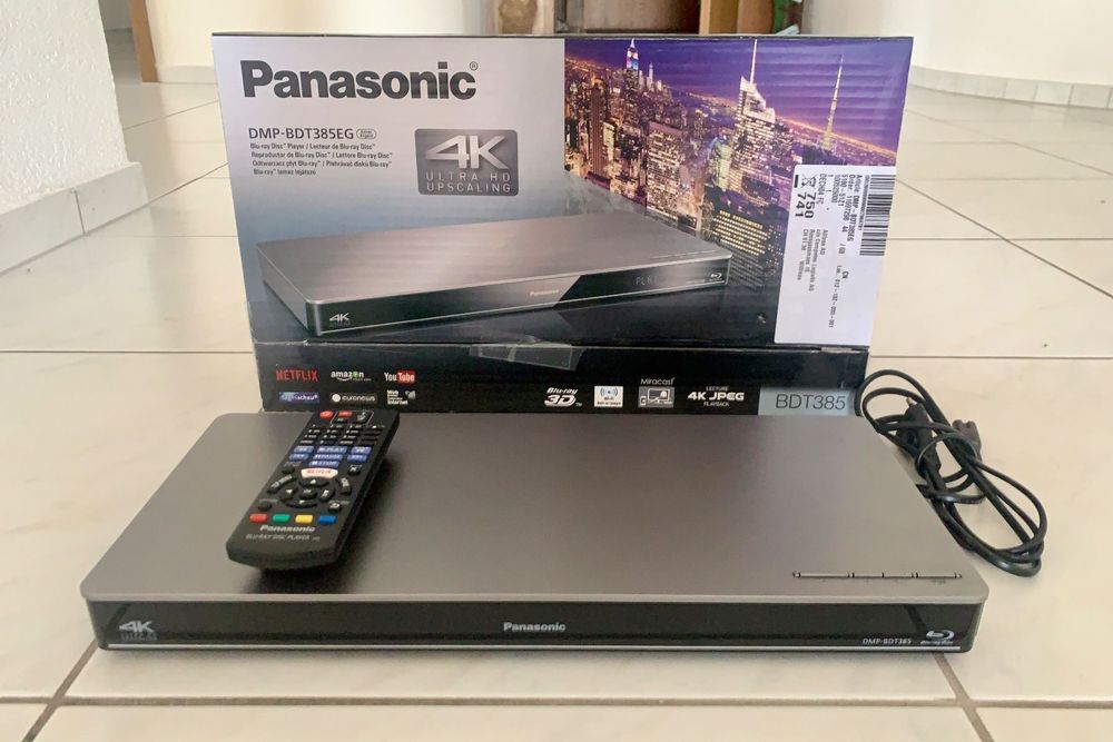 Panasonic Blu-ray Disc/DVD-Player DMP-BDT385 (D'occasion) à Uzwil pour ...