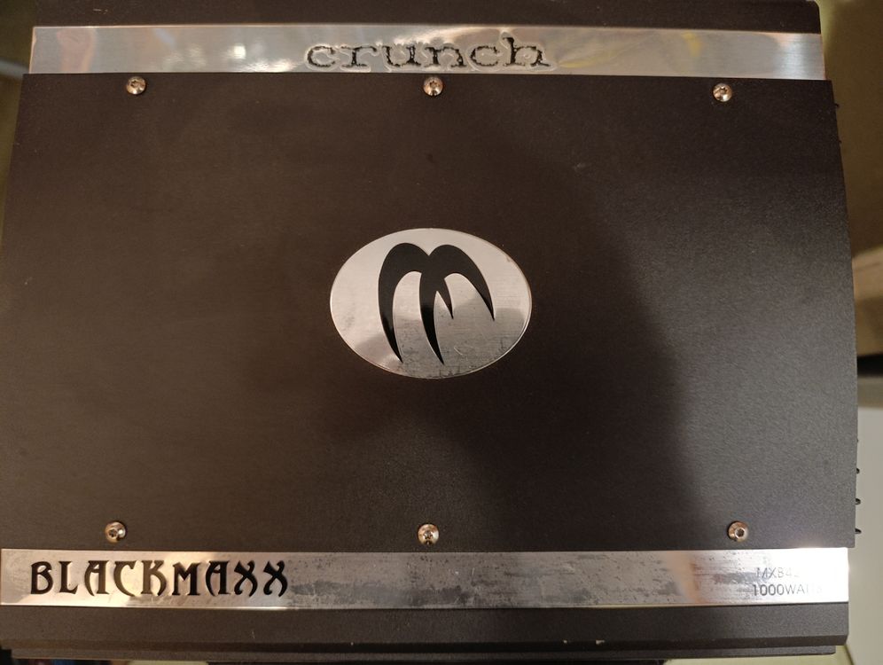Crunch Blackmaxx MXB4200 Auto Verstärker - 1000 Watt (Gebraucht) in ...