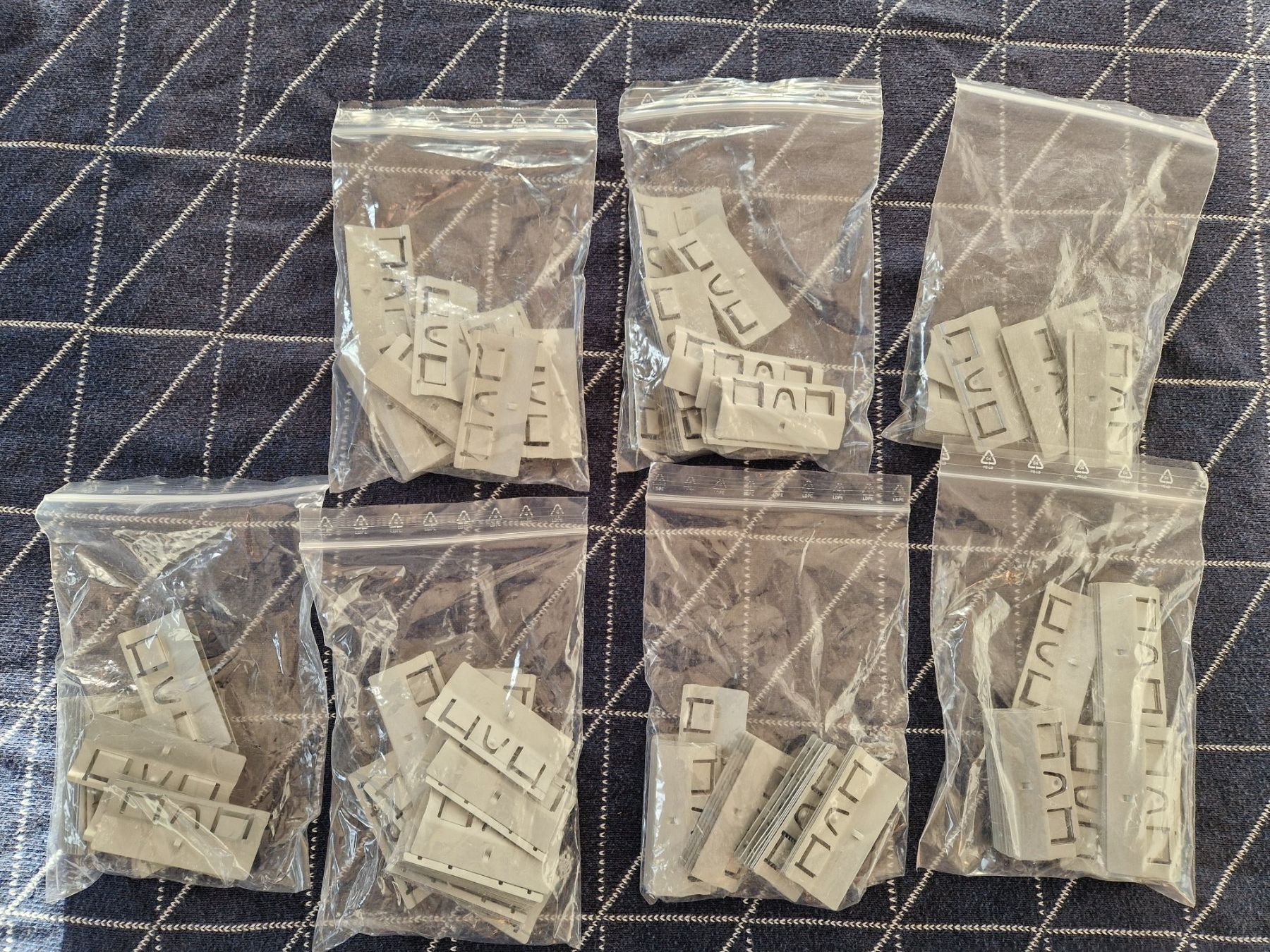 Biella 7x25 Stück (175x) Metall-Clip-Reiter für Hängemappen (Neu und ...