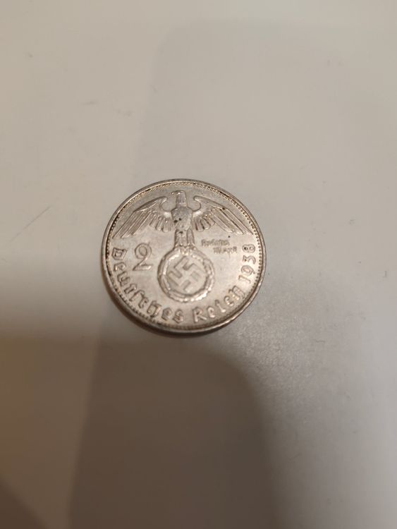 2 Deutsche Reichsmark 1938 Silber | Kaufen auf Ricardo