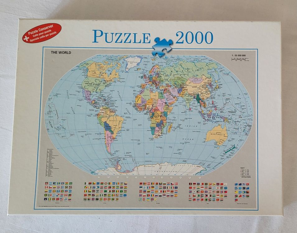 Puzzle Carte du monde 2000 pces (Usato) a Renens VD per CHF 14 – con consegna | Acquista su Ricardo